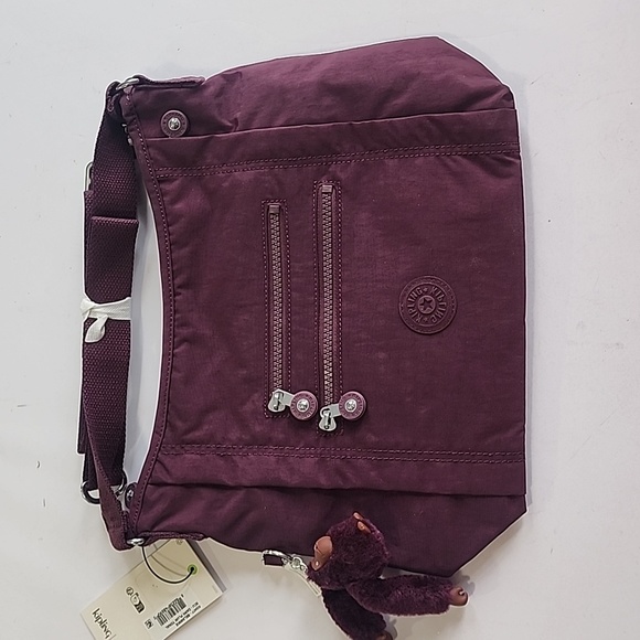 Kipling | Bags | Left Newkipling Belemmie Hobo Purse Dark Plum | Poshmark